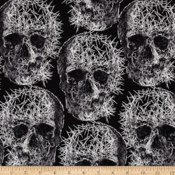 Skull Fabric - Etsy
