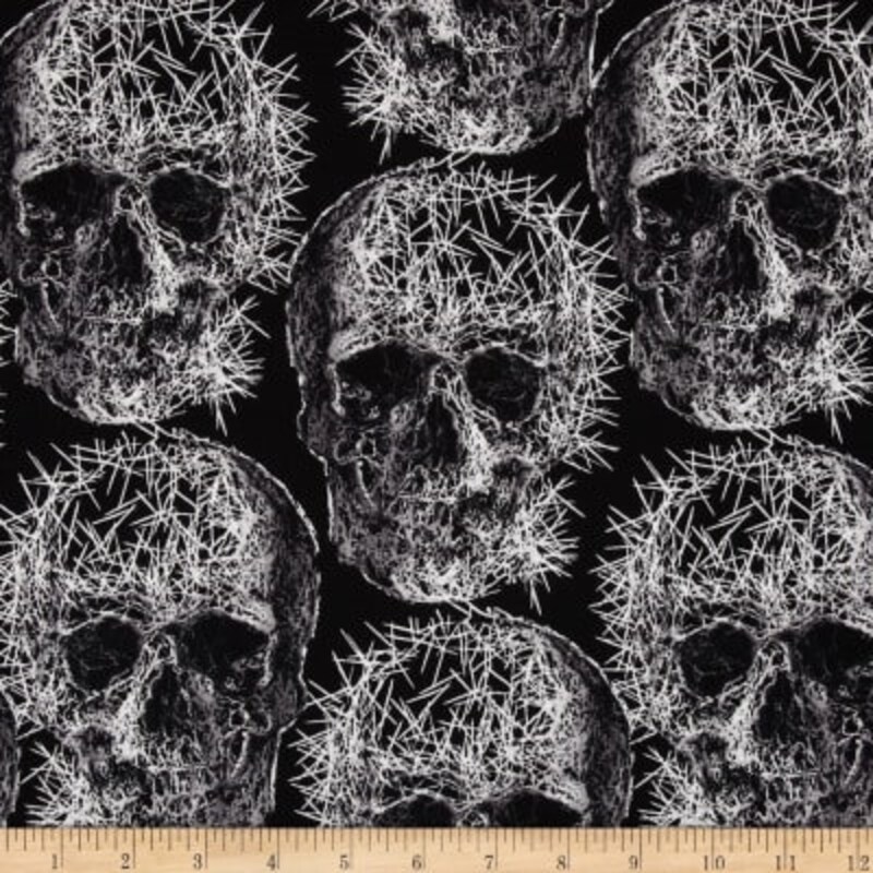 Skull Fabric - Etsy