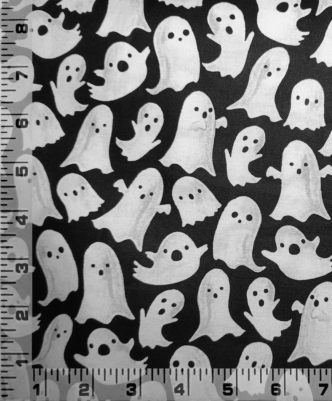 Fabric With Ghost – Packed Halloween Ghost Fabric - Etsy