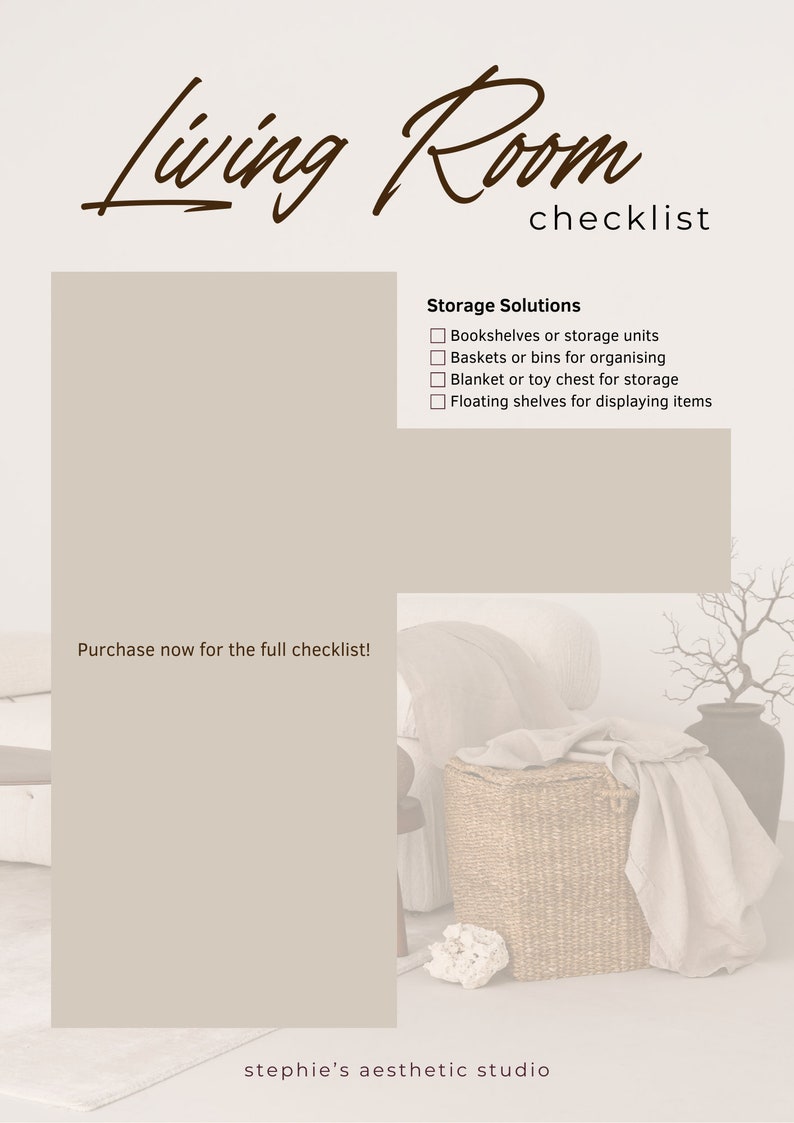 Room-by-room Moving Out Checklist Bundle – 11 Printable Lists for First ...