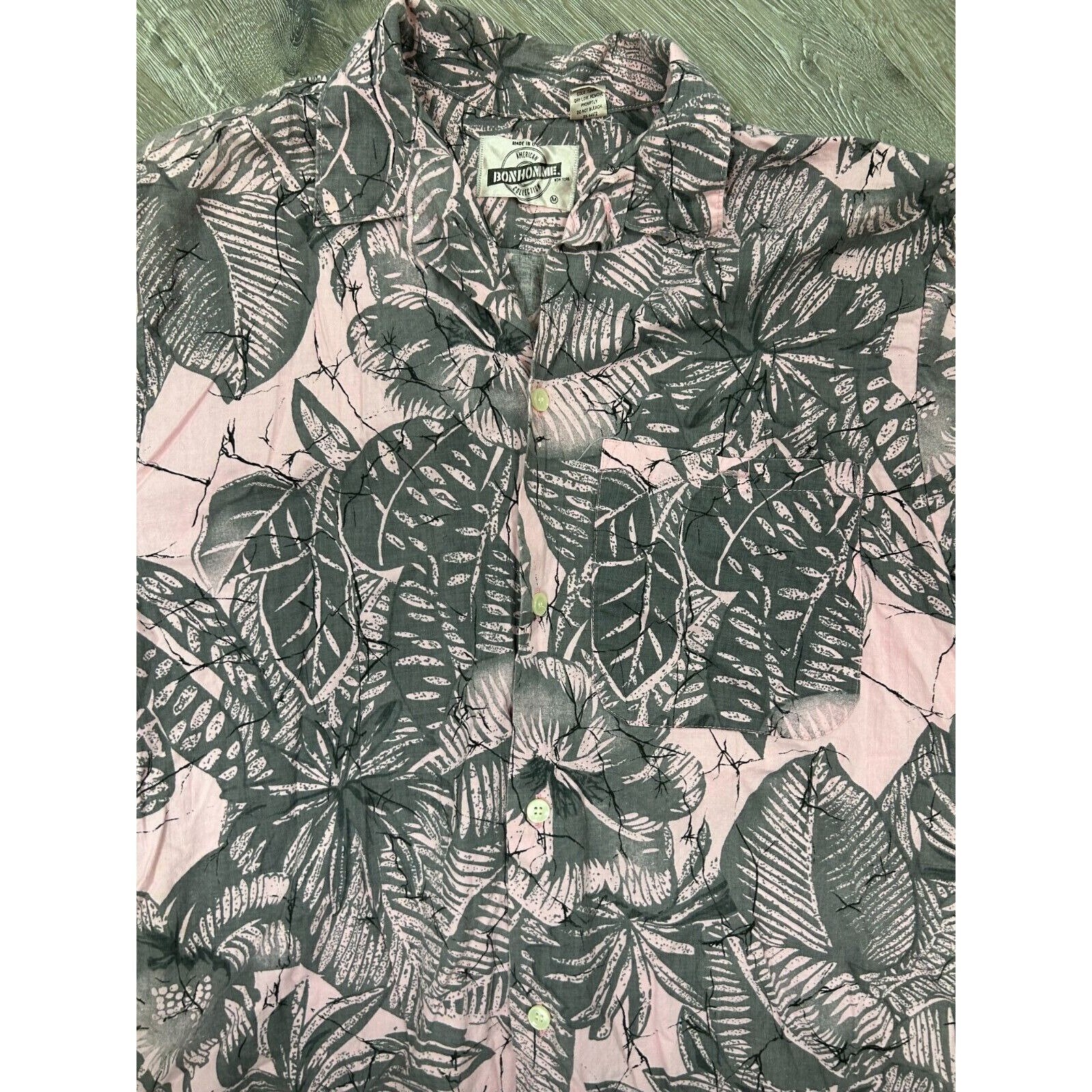 Bonhomme American Collection Cotton Short Sleeve Button up - Etsy