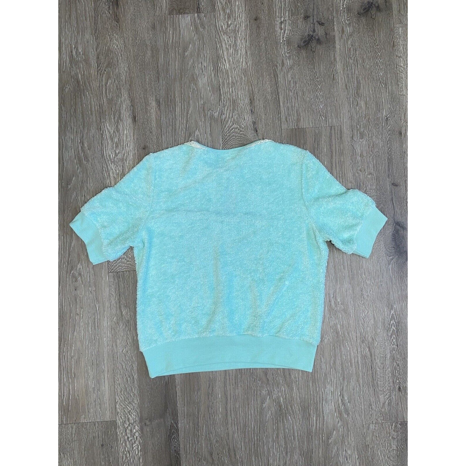 Terry Cloth Top Skirt Set Sea Green Beeline Union Made 60s - Etsy