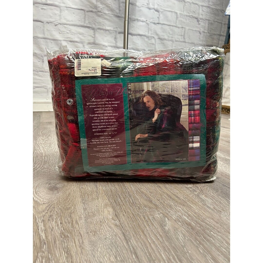Jcpenney Room Warmer Acrylic Hypoallergenic and Moth Proof Size 60" X ...