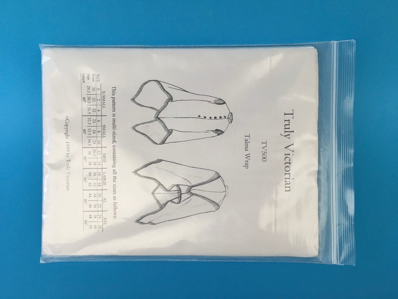 Victorian Cape Sewing Pattern, Uncut, All Sizes - Etsy