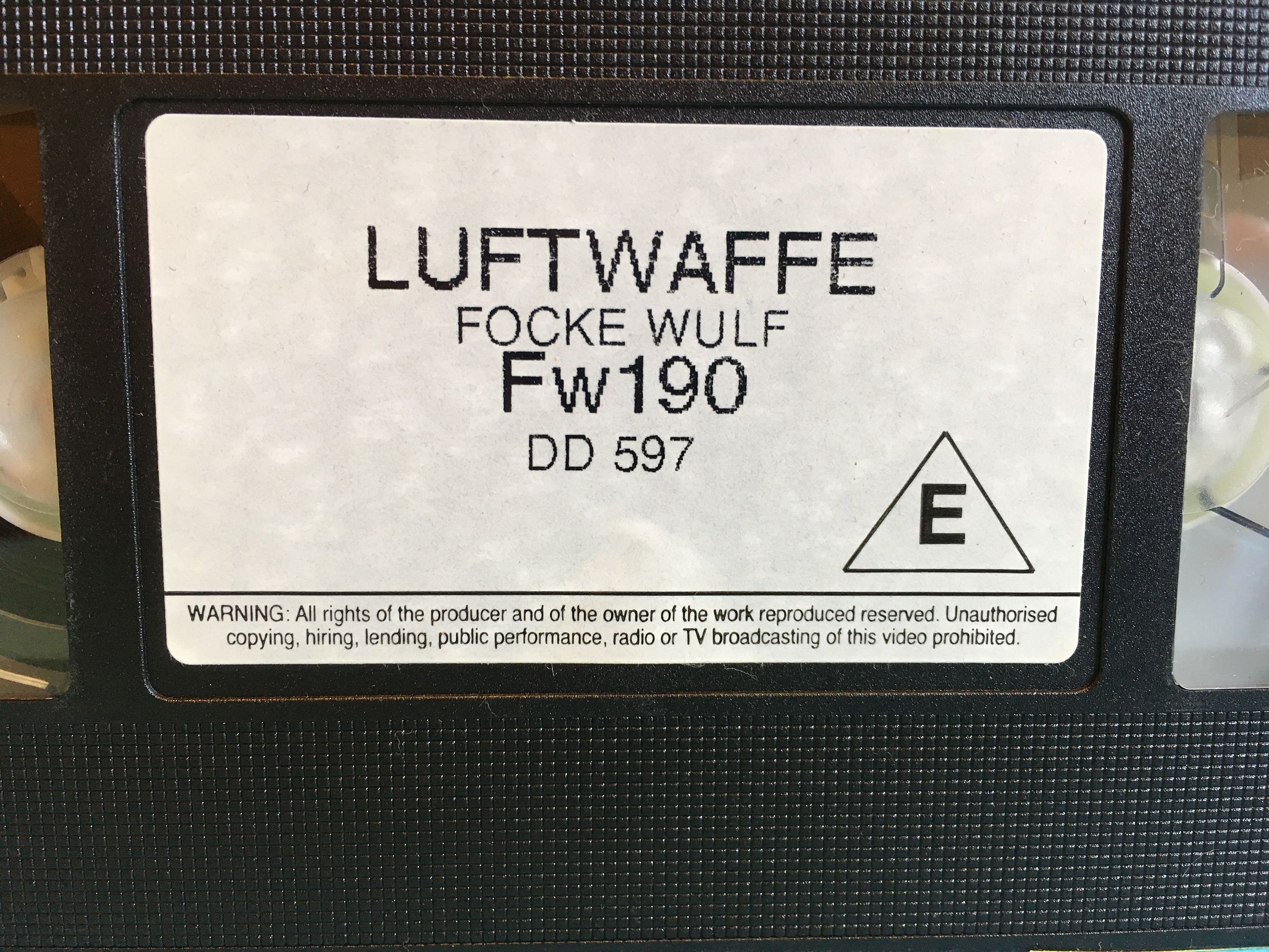 VHS luftwaffe Series: Focke Wulf - Etsy