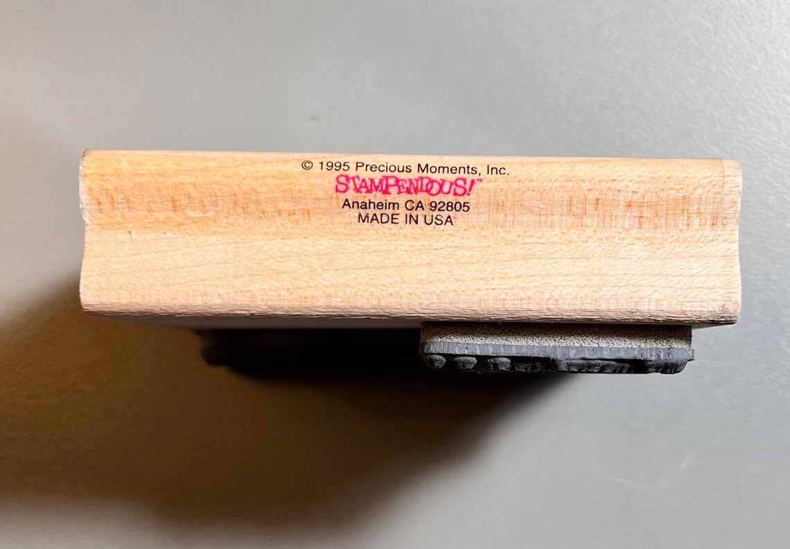 Precious Moments Large Rubber Stamp - Etsy