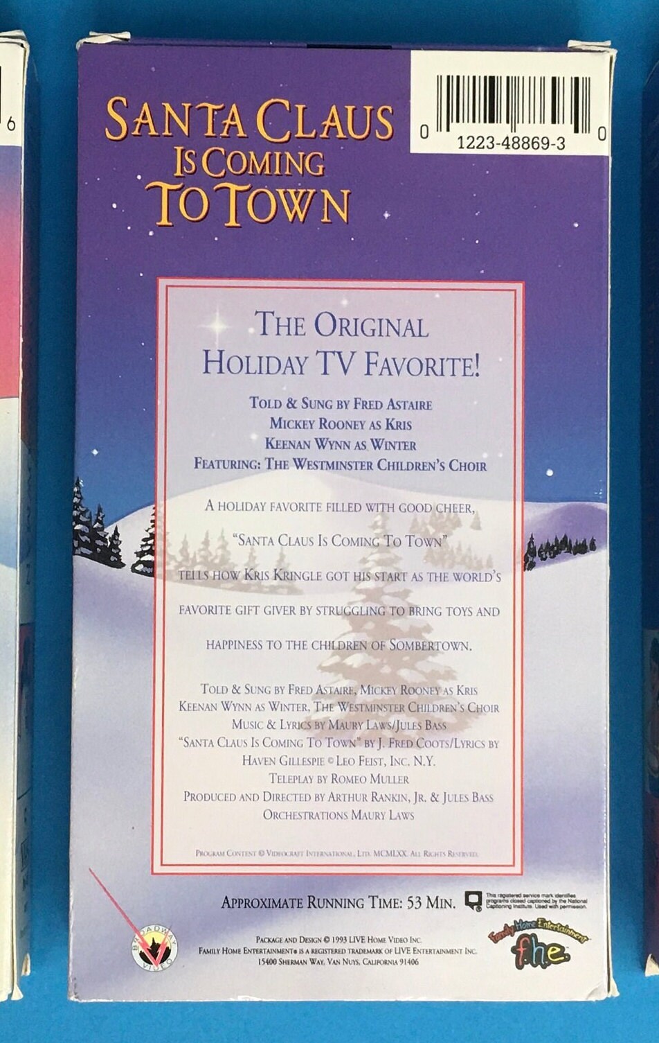 Christmas Movie Trio VHS - Frosty the Snowman, the Little Drummer Boy ...