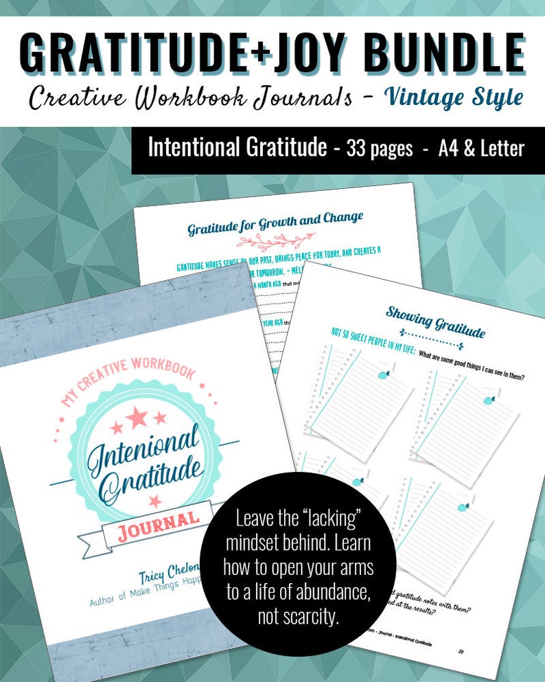 Gratitude Journal Bundle |wellness Journal | Prompts|journal Pages ...