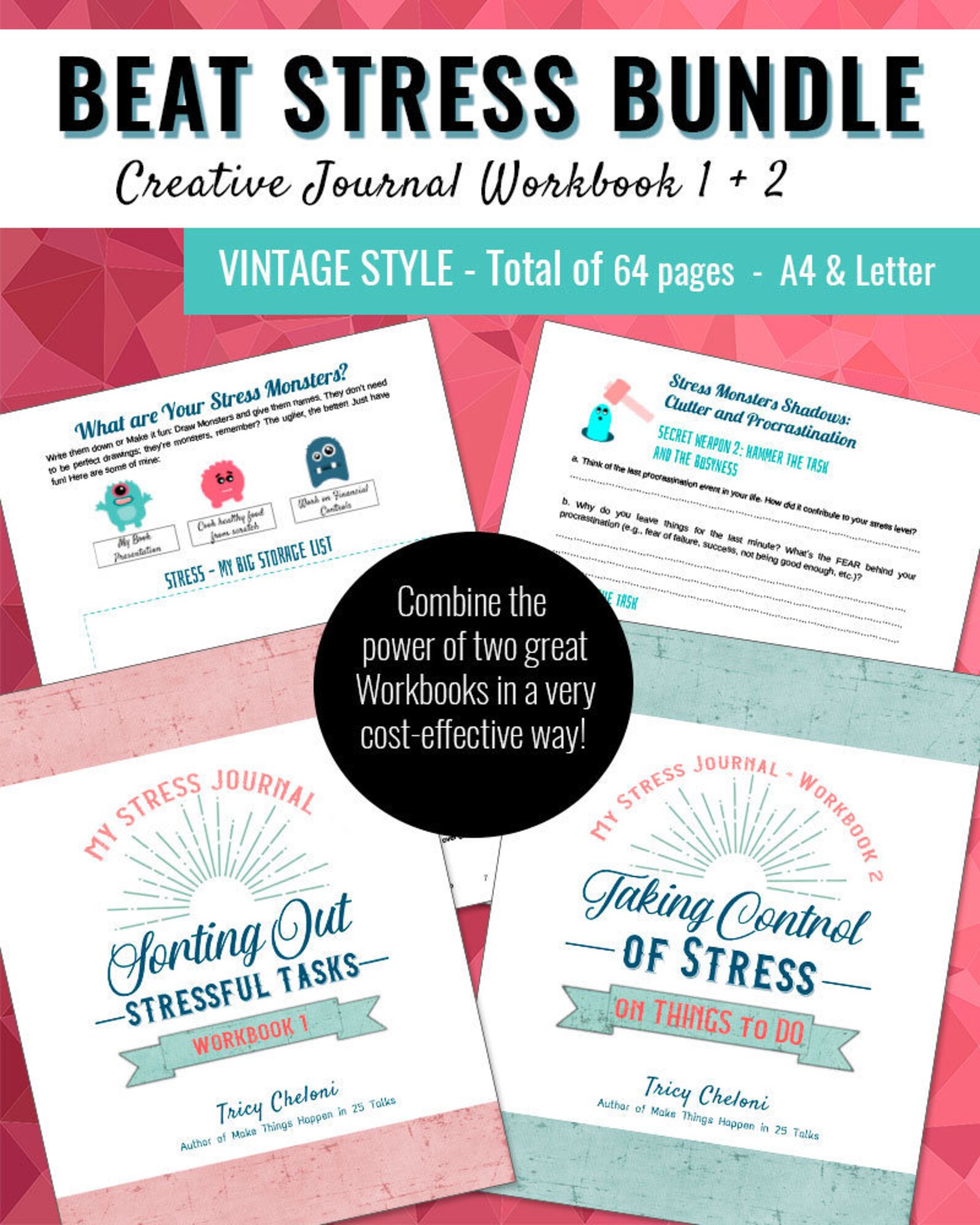 Stress Relief Journal creative Journal printable Journal mental Health ...