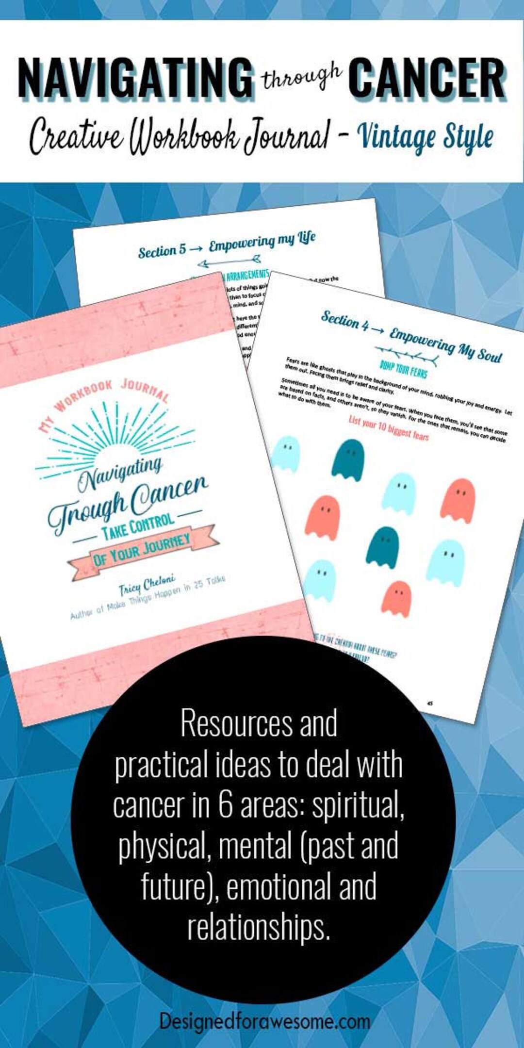 Fight Cancer Journal | Printable Journal| Inspirational Journal| Cancer ...