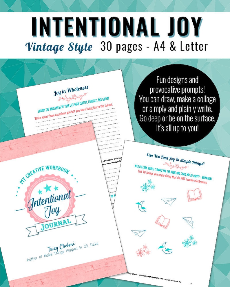 Joy Printable Journal |printable Binder | Journal Prompts| Mindfulness ...