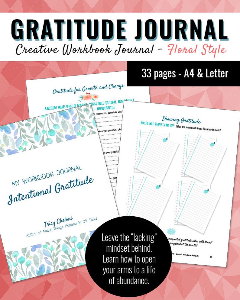 Printable Journal Gratitude Journal mental Health - Etsy