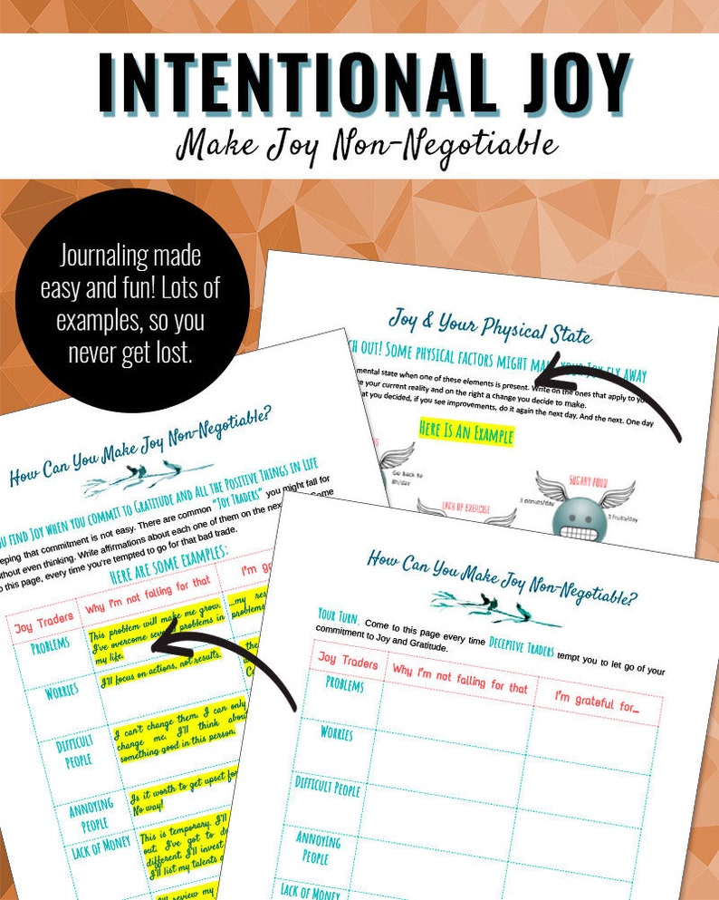 Printable Journal Joy Journal Mental Health Mindfulness Minimalism ...