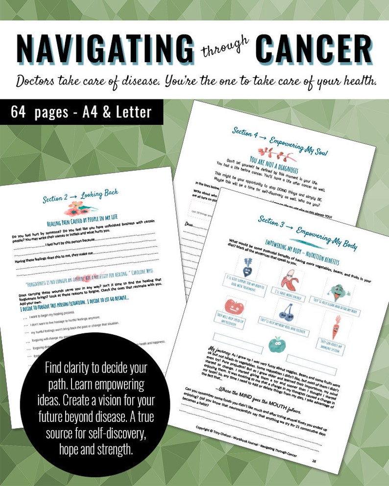 Cancer Journal Fight cancer Journal Printable Journal | Etsy
