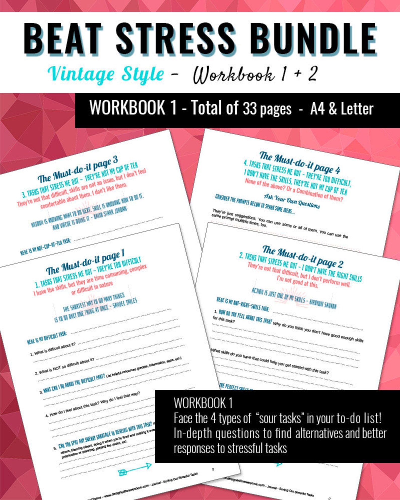 Stress Relief Journal |creative Journal |printable Journal |mental ...