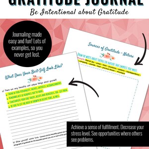 Printable Journal | Gratitude Journal |mental Health| Mindfulness Tool ...