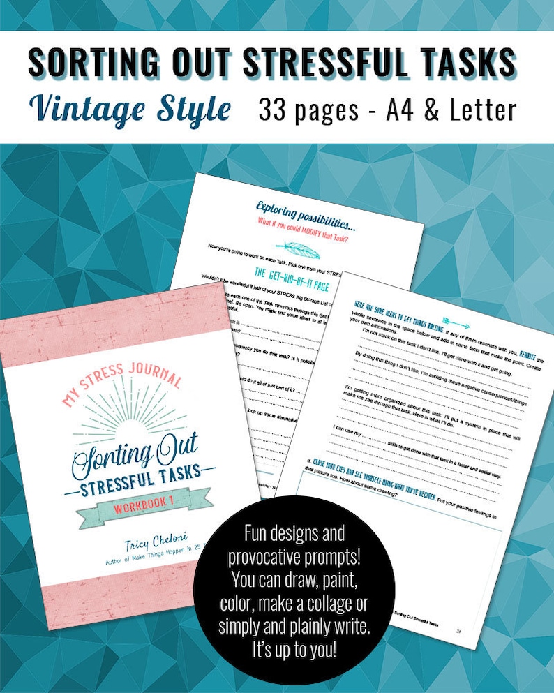 Digital Journal to Beat Stress Printable Journal Stress Management ...