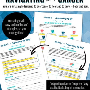Fight Cancer Journal | Printable Journal| Inspirational Journal| Cancer ...