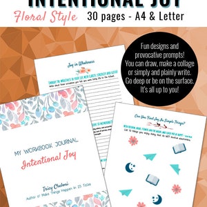 Printable Journal Joy Journal Mental Health Mindfulness Minimalism ...