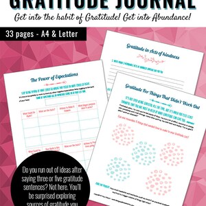 Gratitude Journal | Printable Journal | Mental Health | Mindful Living ...