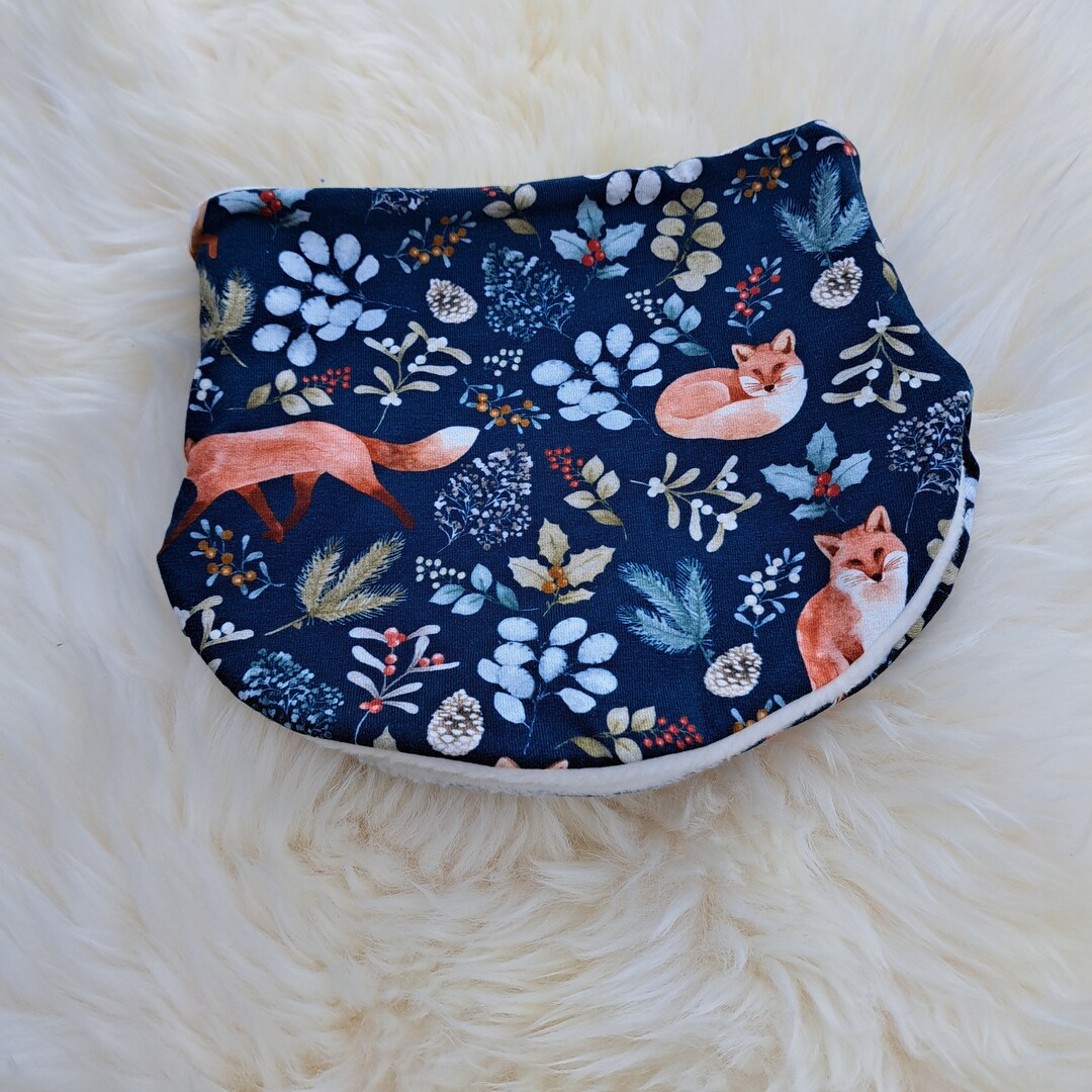 Neck Sock / Loop Scarf / Slip Scarf Girl / Boy Blue Foxes - Etsy