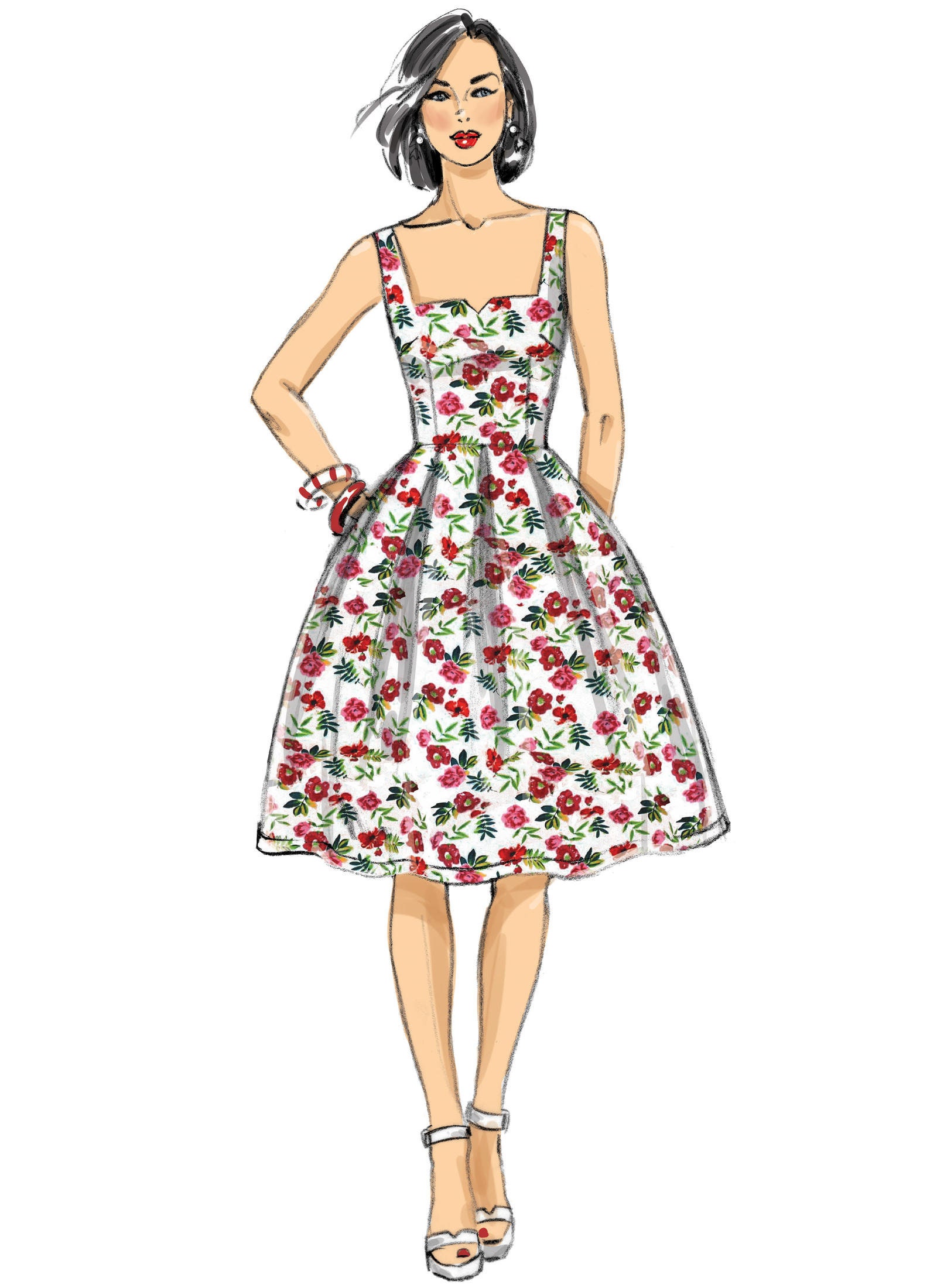 Butterick B6556 or Simplicity S9294 Gertie Retro Misses' Rockabilly ...