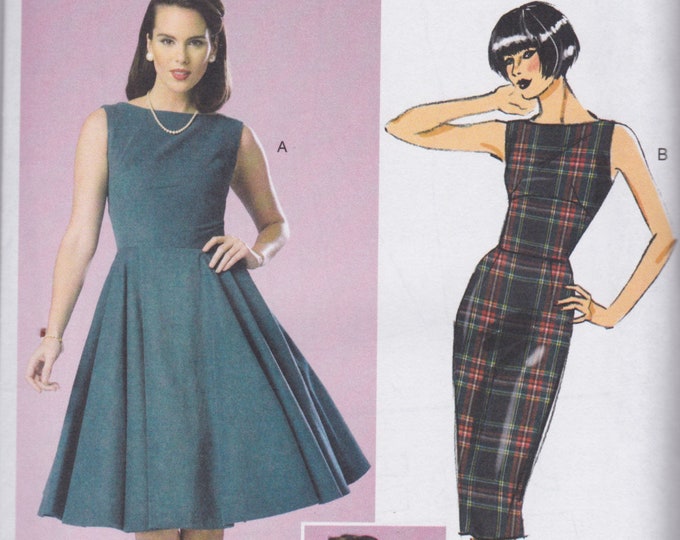 Butterick B6094 / Simplicity S9286 Gertie Retro Misses' Fold-back ...