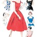 Butterick B5708 Misses Retro 1953 Dress Sewing Pattern (two Sizes: A5 6 ...