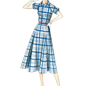 Vogue V9000 Misses' Vintage 1951 Misses' Button-up Shirtdresses and ...