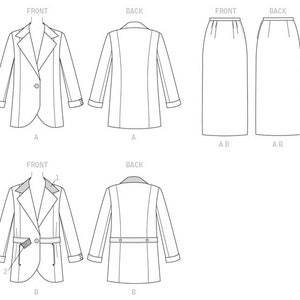 Butterick B6337 OOP Edwardian/george V Era Jacket & Skirt Costume ...