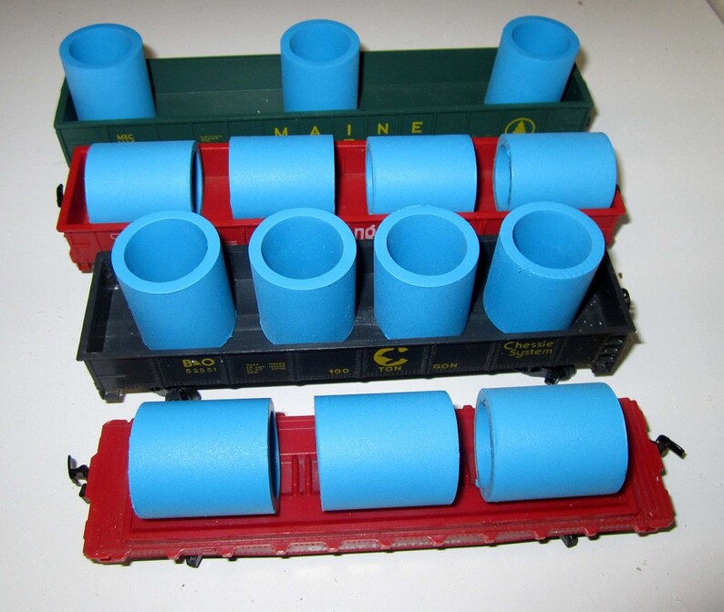 HO Scale Culvert Pipe Cargo Load for Model Train Flatcar - Etsy