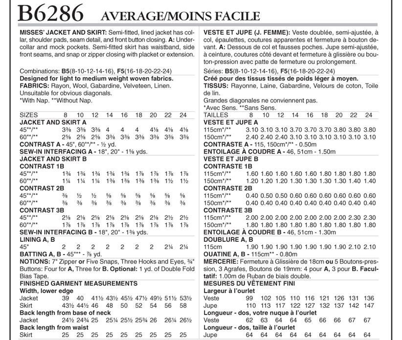 Butterick B6286 OOP Retro 1944 Misses' Jacket & Skirt - Etsy