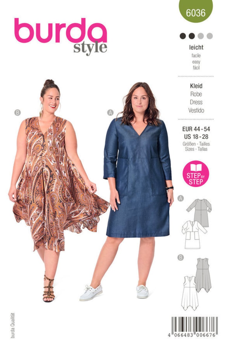 BURDA Style Plus Sized Choice of Fashion Sewing Patterns - Etsy