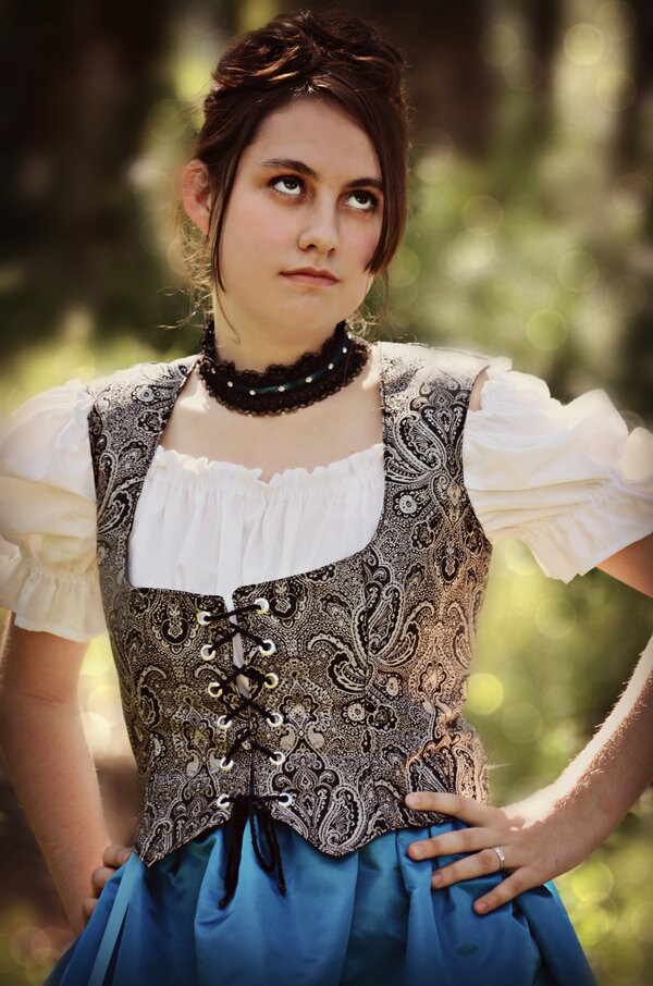 Butterick B3906 OOP Gypsy or Wench Blouson Dress Skirt and - Etsy