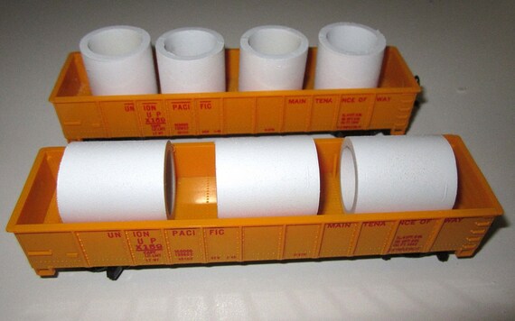 HO Scale Culvert Pipe Cargo Load for Model Train Flatcar | Etsy