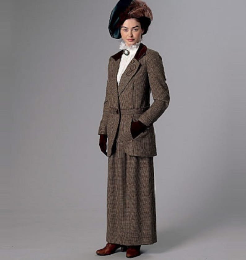 Butterick B6337 OOP Edwardian/george V Era Jacket & Skirt | Etsy