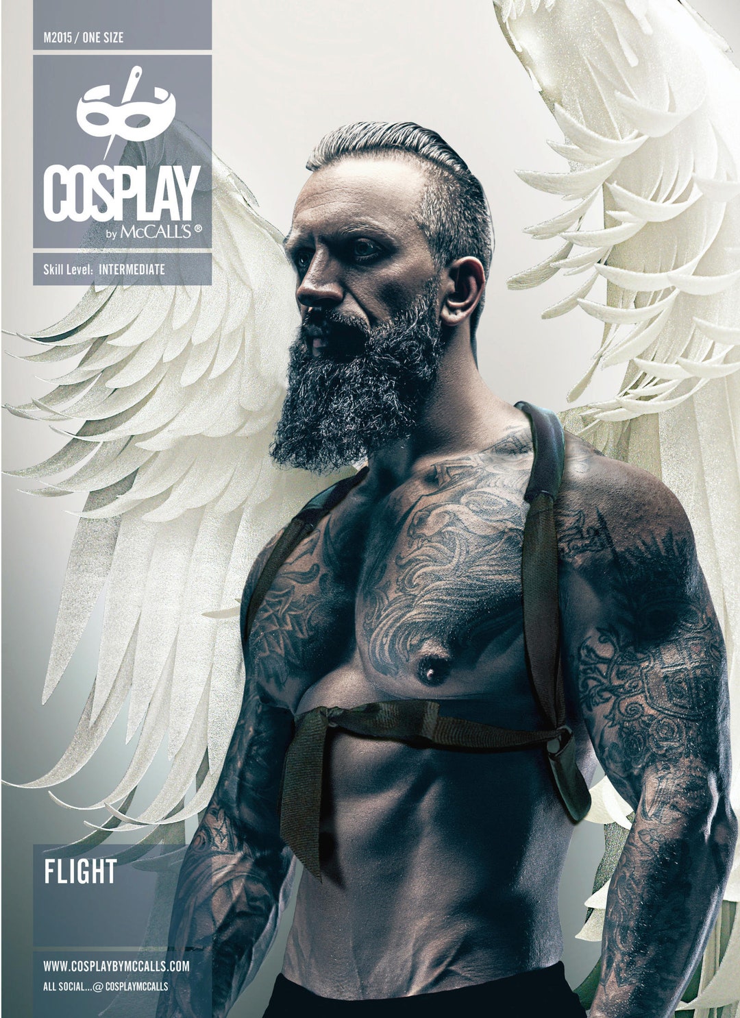 COSPLAY by Mccall's OOP M2015 FLIGHT Unisex Winged Harness (sz Small ...