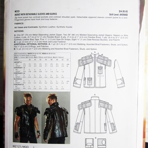 COSPLAY by Mccall's OOP M2121 WASTELANDER Men's Fallout/road Warrior ...
