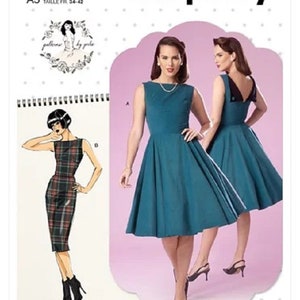 Butterick B6094 / Simplicity S9286 Gertie Retro Misses' Fold-back ...