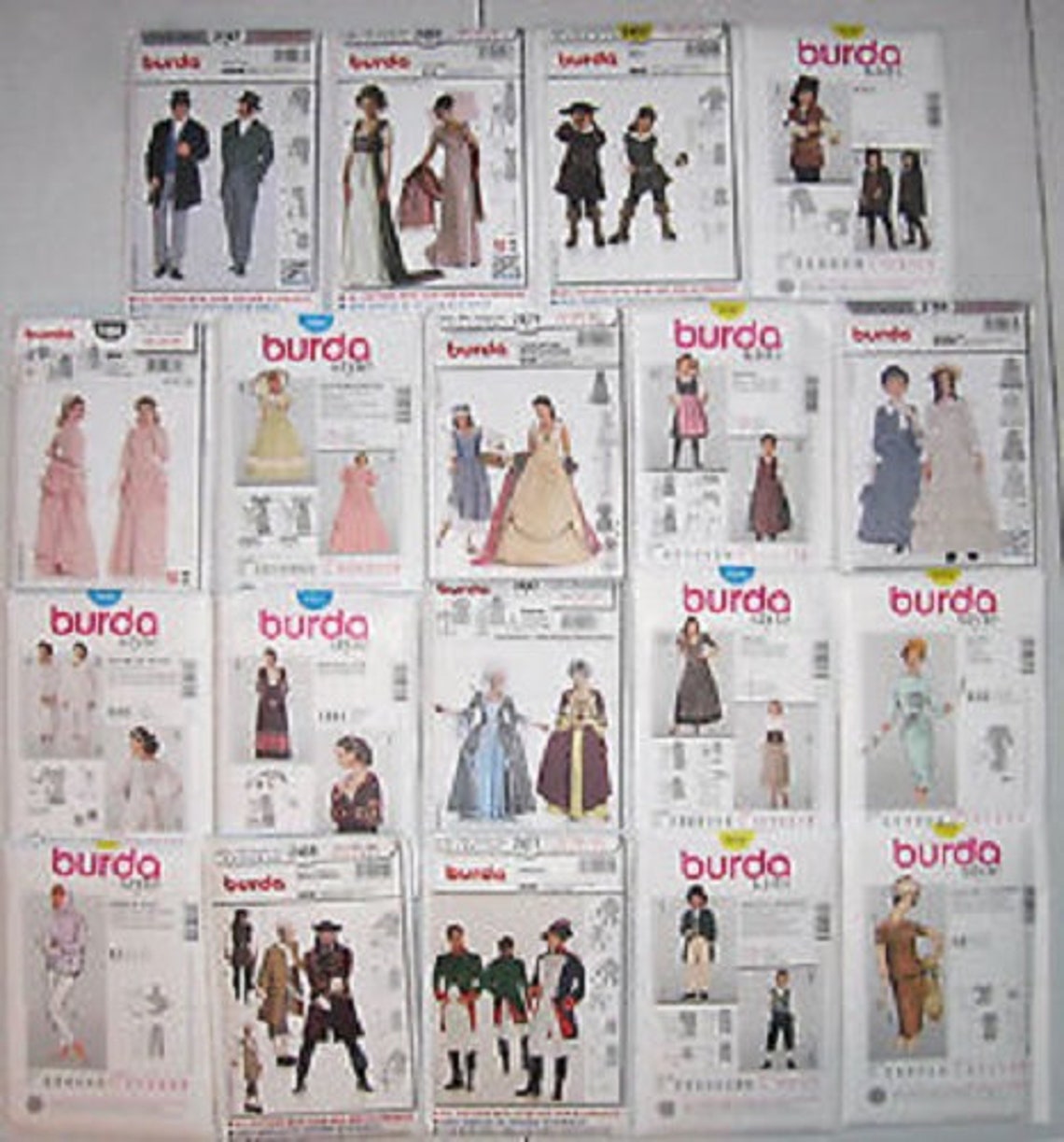 BURDA Children's Costume & Historical Sewing Patterns | Etsy