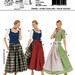 BURDA DIRNDL Folk Octoberfest Costume Sewing Patterns ~ Your Choice ...