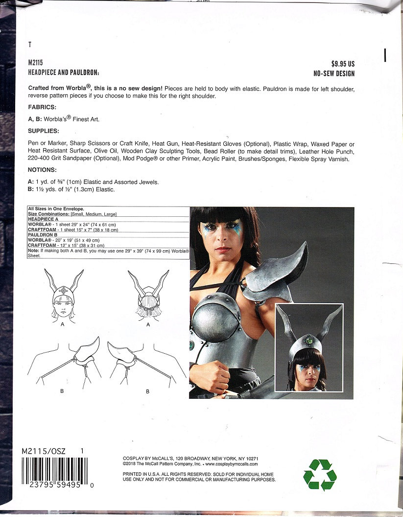 COSPLAY by Mccall's Oop M211421152116 CALISTA KNIGHT - Etsy