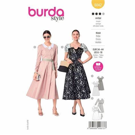 BURDA Retro 1950/60s #1 - Choice of Vintage Style or Costume Sewing Patterns ~ Upick (sizes 8-18 ...