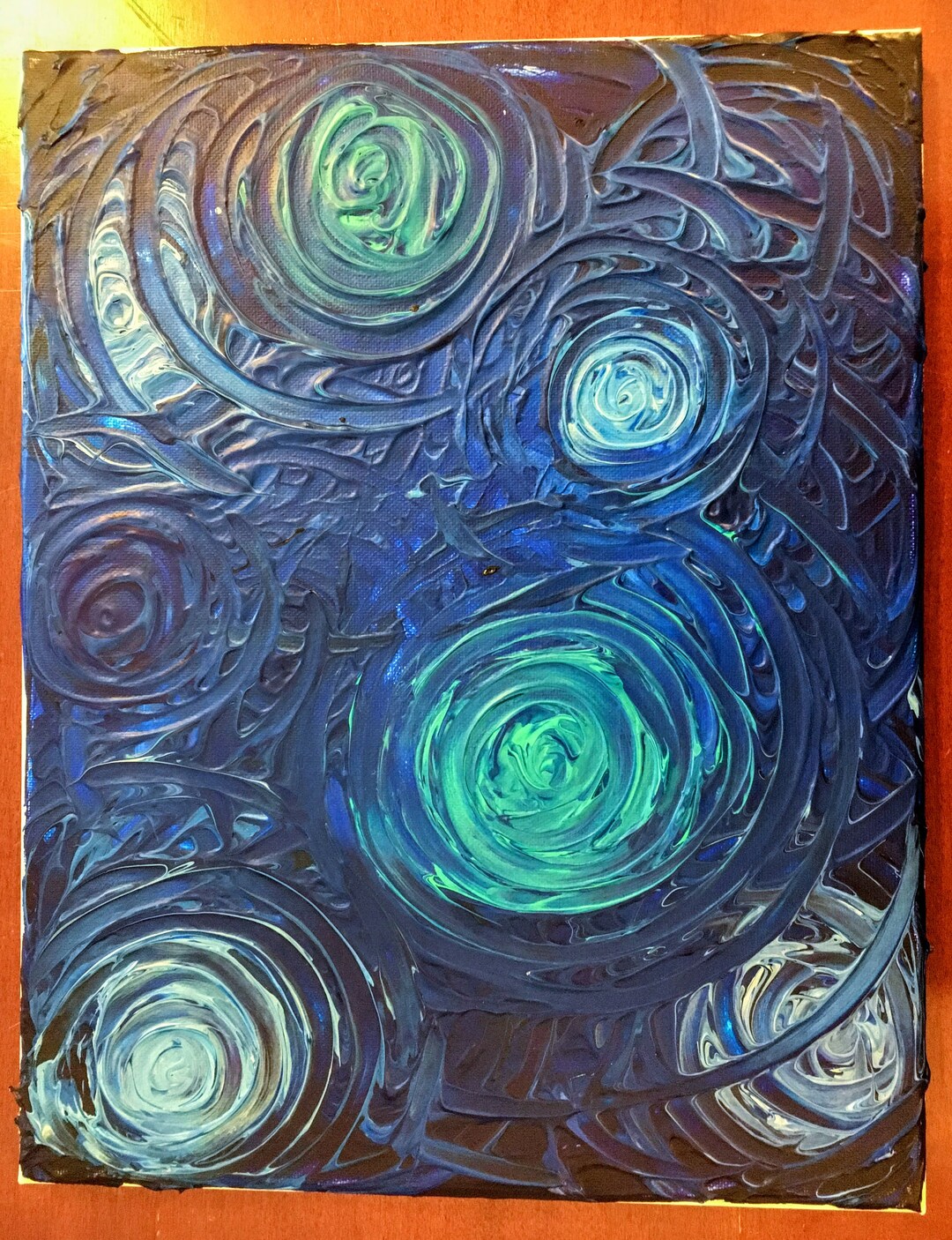 Ripples - Abstract Painting - Etsy