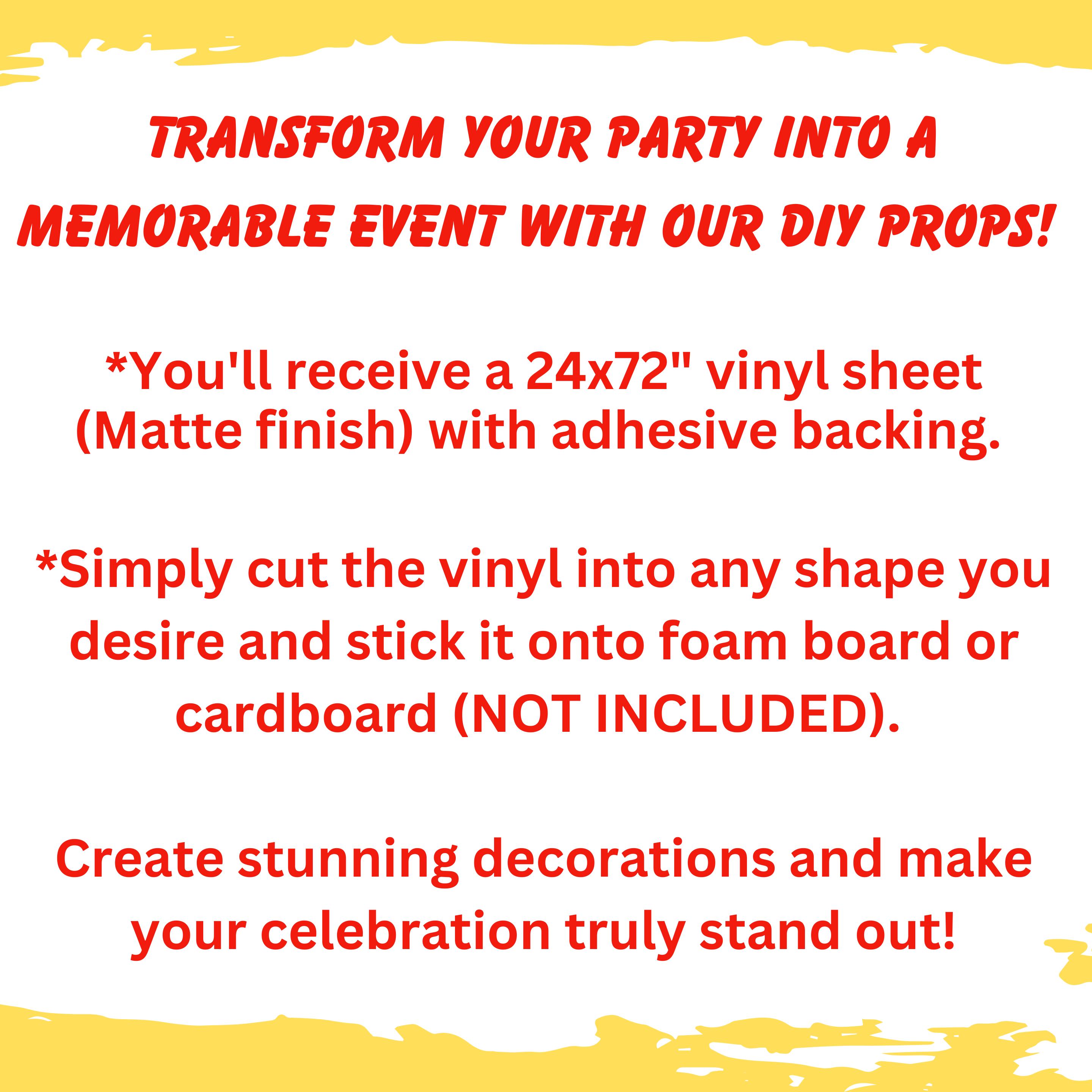 Construction Truck Props, Construction Theme, Construction Party, DIY ...