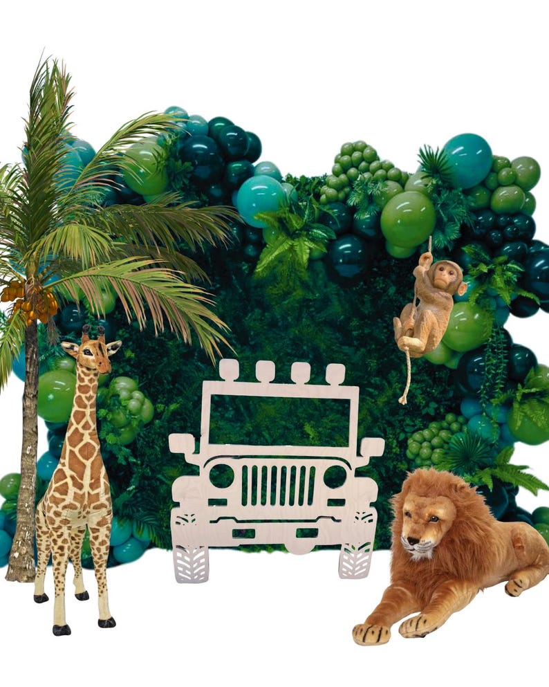 Safari Theme, Safari Car, Safari Prop, Safari Wood Prop, Safari Car ...