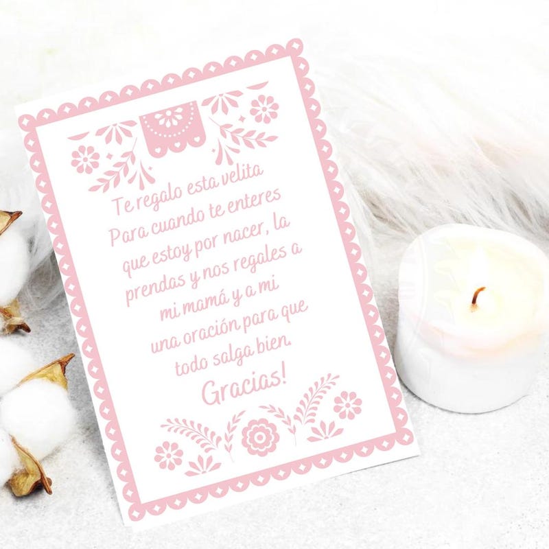 Prayer Spanish Babyshower - Etsy