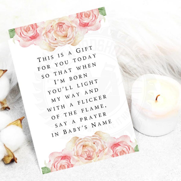 Baby Shower Candle - Etsy