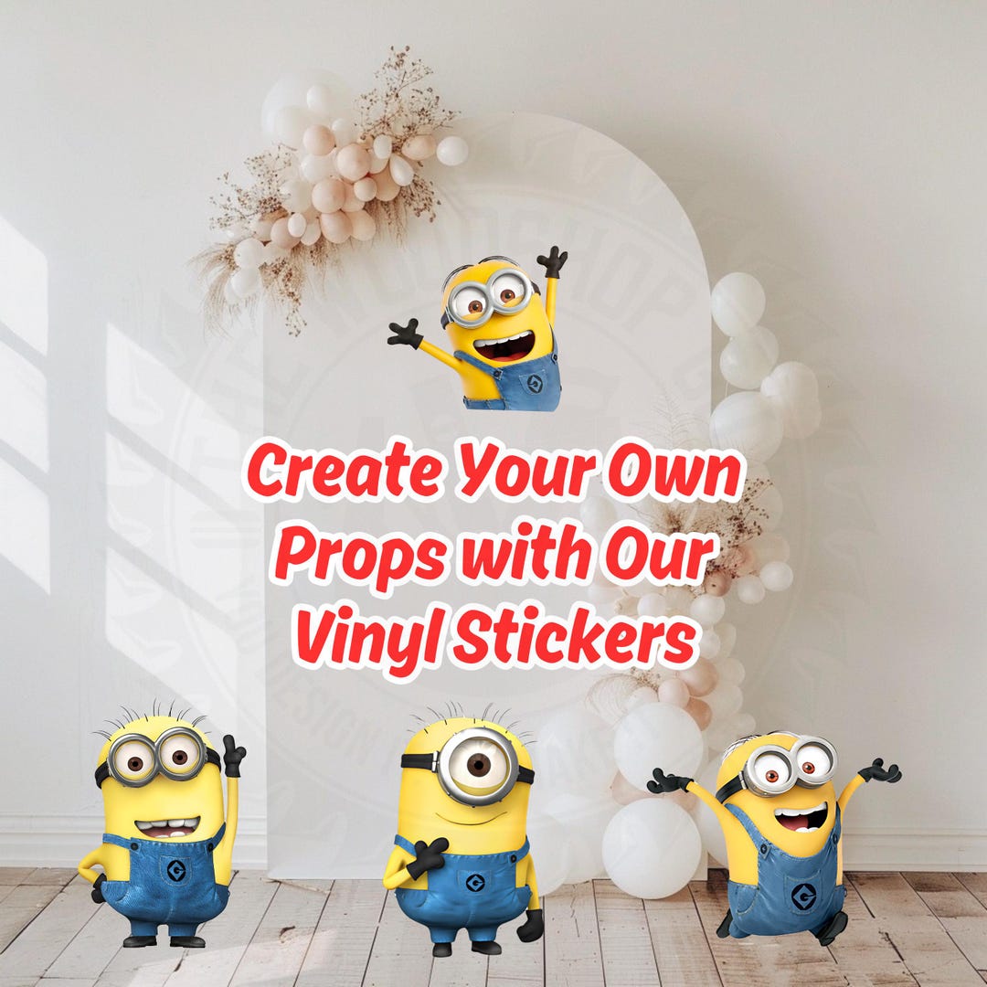 Minion Props, Minion DYI Props, Minion Cutouts, Minion Decor, Minion ...
