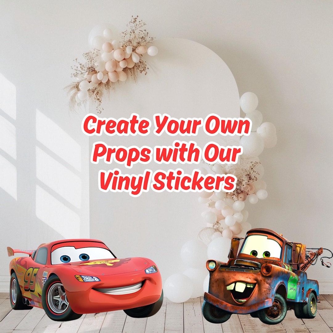 Car Birthday, Car Props, Car DIY Props, Car Cutouts, Car Party Decor ...